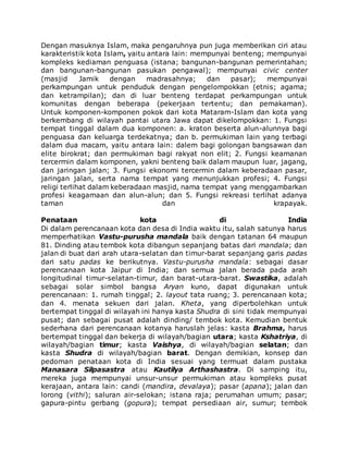 Sejarah dan konservasi perkotaan sebagai dasar perancangan kota | DOCX