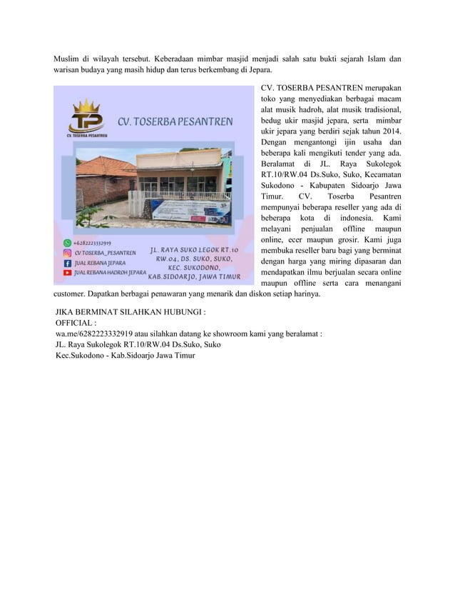Sejarah dan Makna Mimbar Masjid Jepara.pdf