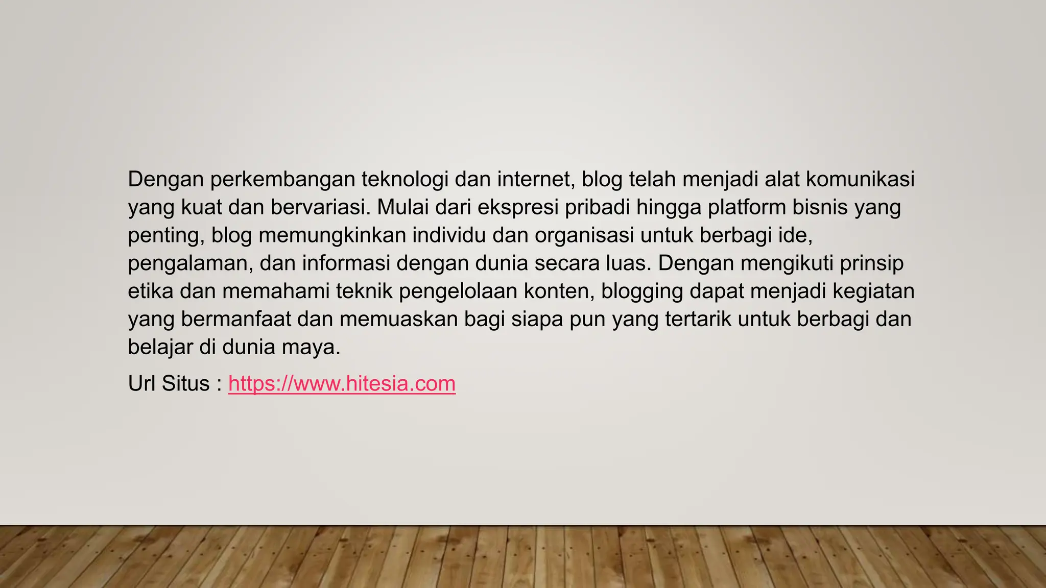 Sejarah dan Pengertian Tentang Blog.pptx