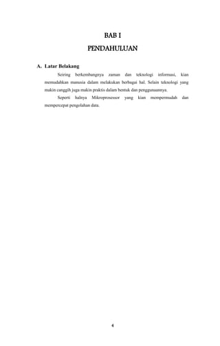 Sejarah dan pengertian mikroprosesor | DOCX