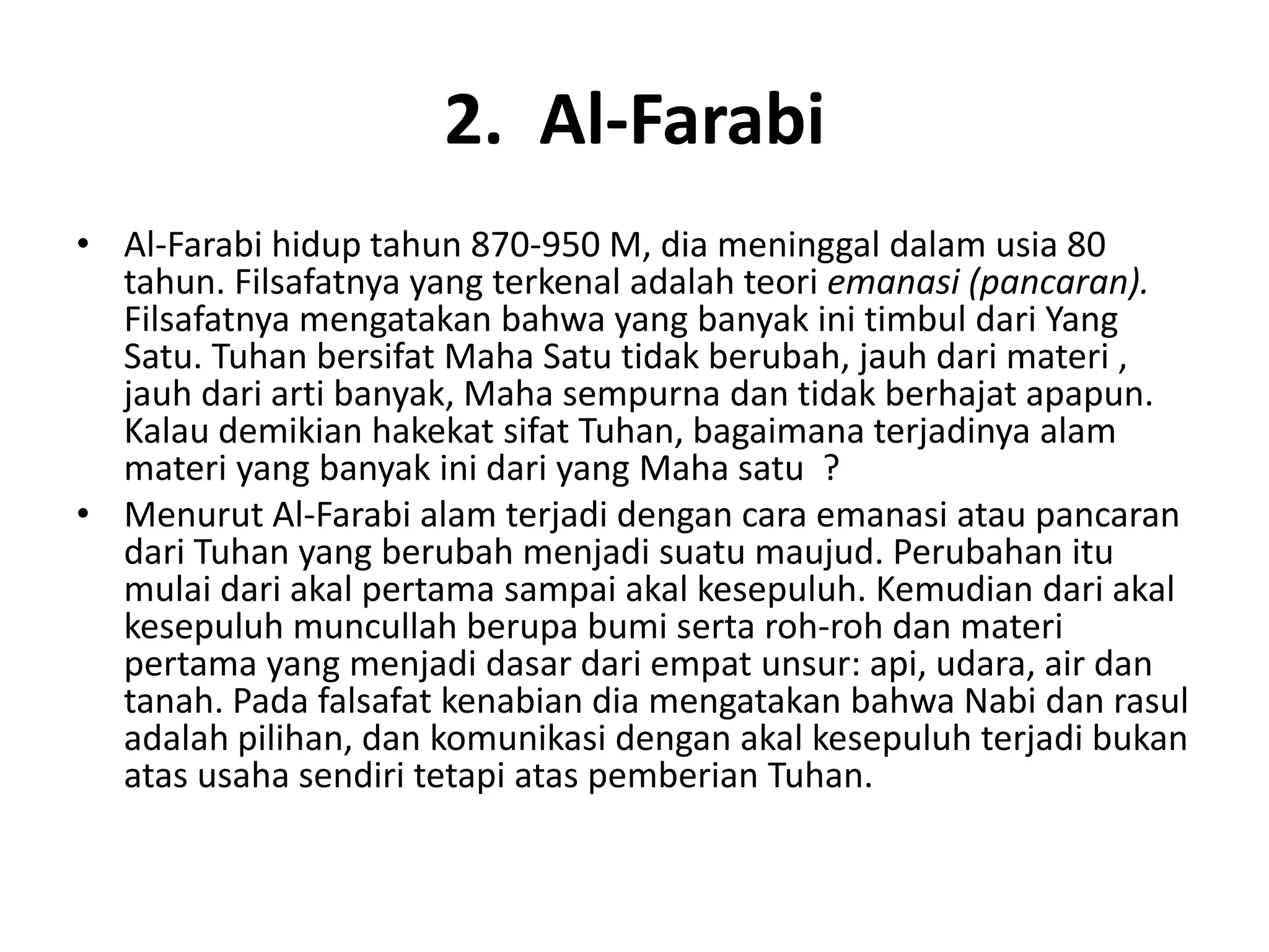 Sejarah dan perkembangan filsafat islam | PPTX