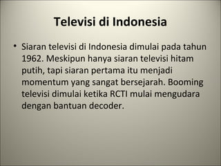 Sejarah dan perkembangan penyiaran | PPT
