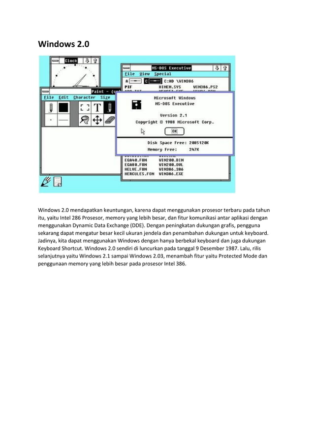 Sejarah dan perkembangan sistem operasi microsoft windows | PDF