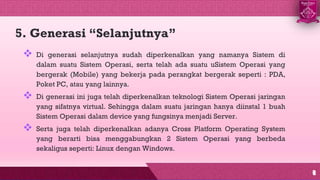 Sejarah serta perkembangan Sistem operasi | PDF