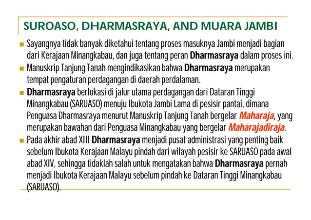 Sejarah dharmasraya PPT | PDF