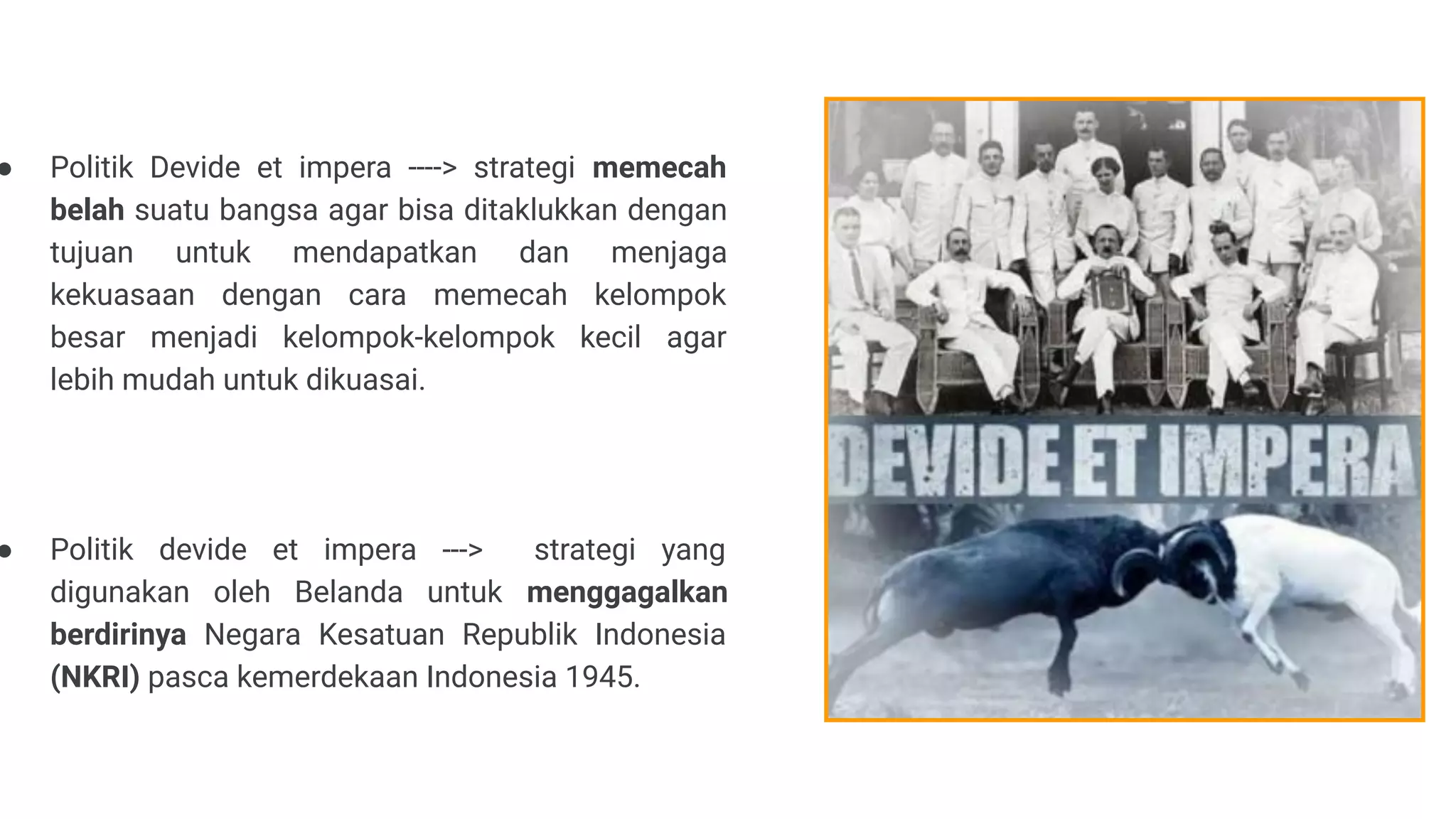 Sejarah Divide Et Impera Di Indonesia | PDF