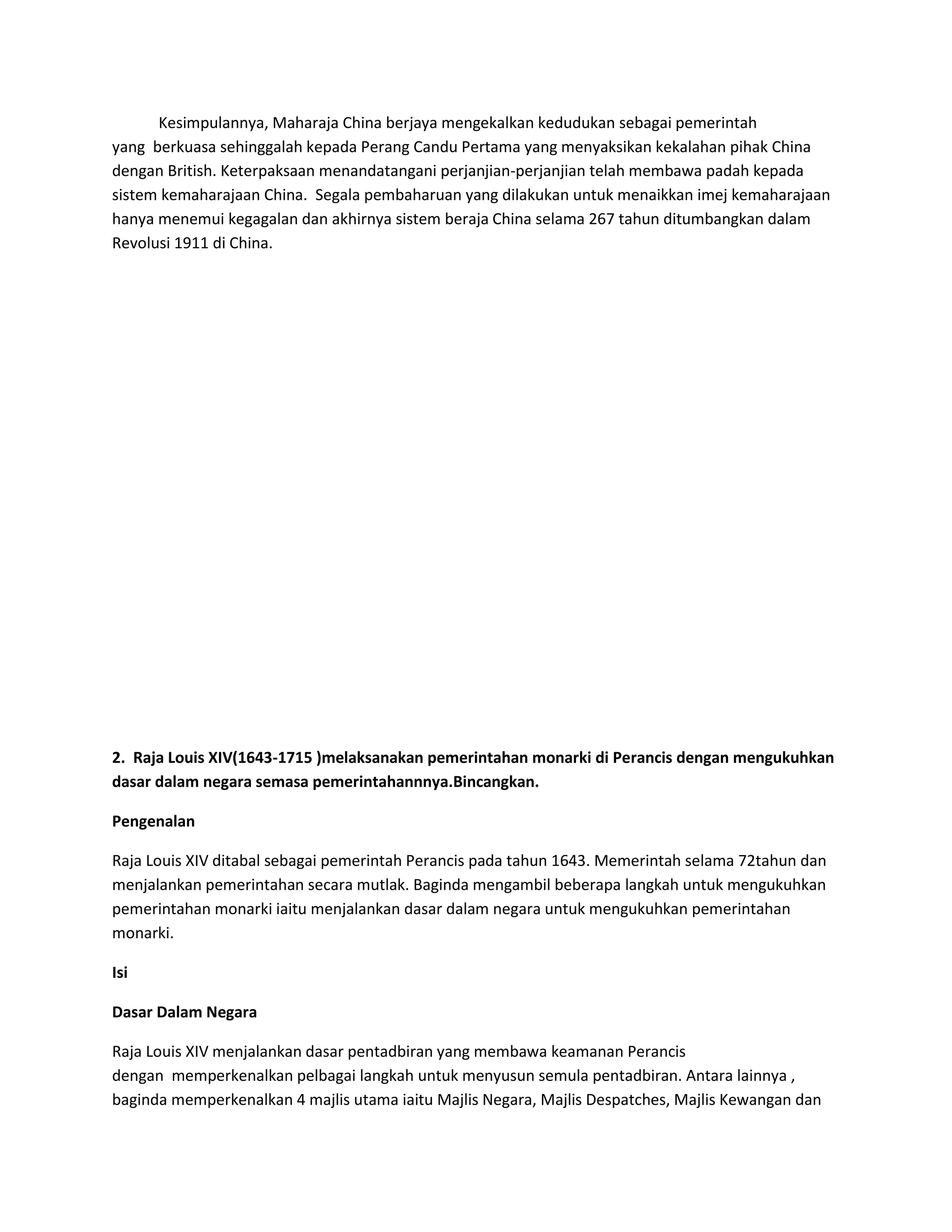 Sejarah Dunia | DOCX