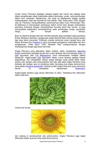 Sejarah fibonacci | DOC