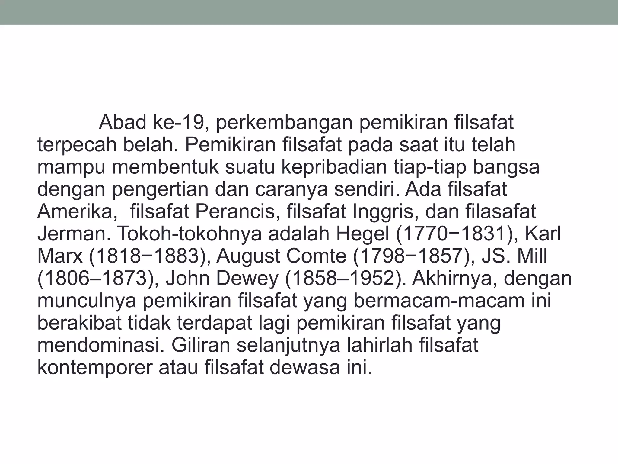 Sejarah filsafat | PPTX