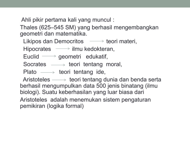 Sejarah filsafat | PPT