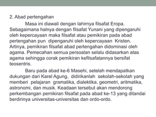 Sejarah filsafat | PPTX