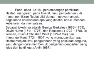 Sejarah filsafat | PPTX
