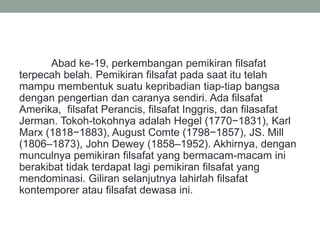 Sejarah filsafat | PPTX
