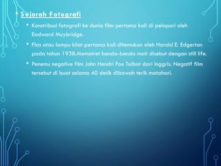 Sejarah fotografi | PPT