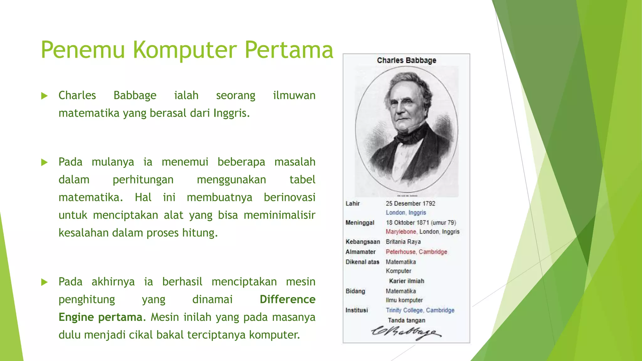 Sejarah generasi komputer | PPTX