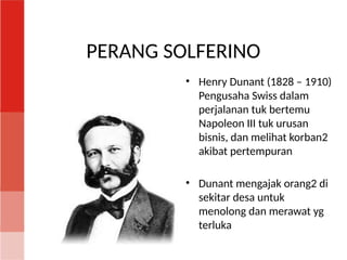 Sejarah Gerakan palang merah dan bulan sabit merah | PPTX