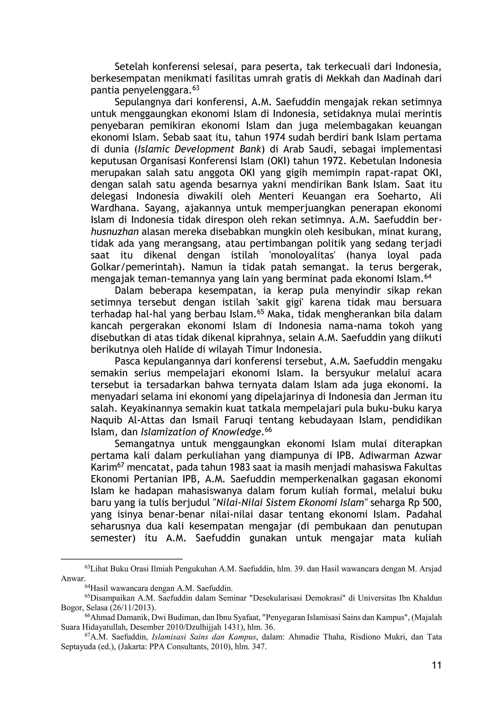 Sejarah Gerakan Ekonomi Islam di Indonesia - Anto Apriyanto | PDF