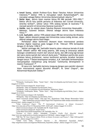 Sejarah Gerakan Ekonomi Islam di Indonesia - Anto Apriyanto | PDF