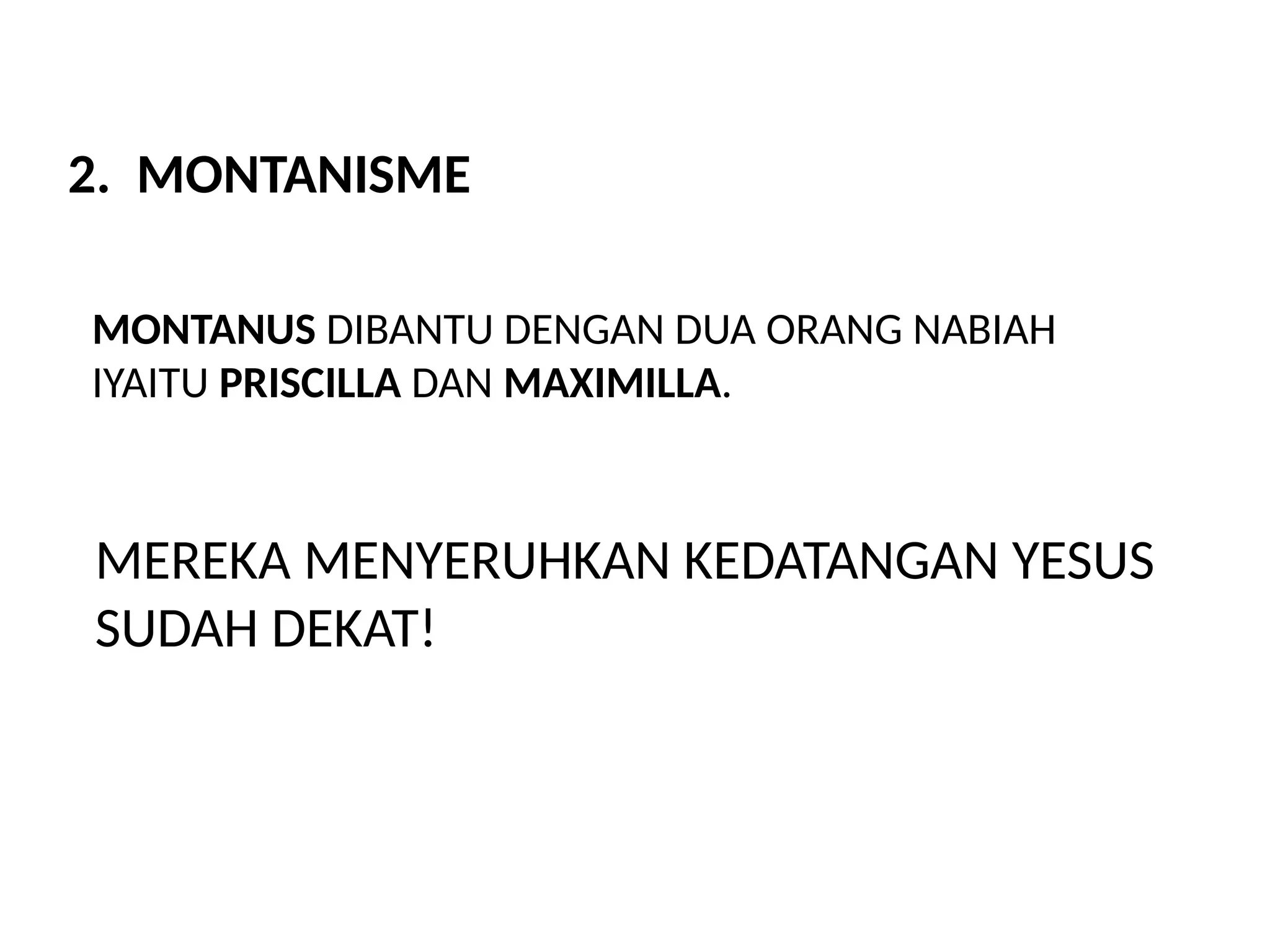Sejarah gereja umum- Abad pertama hingga kepemilikan sejata rohani | PPTX