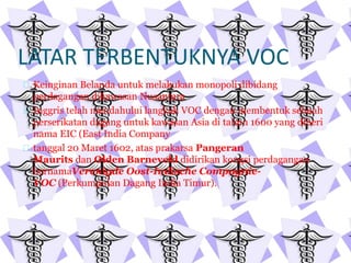Sejarahh VOC | PPTX