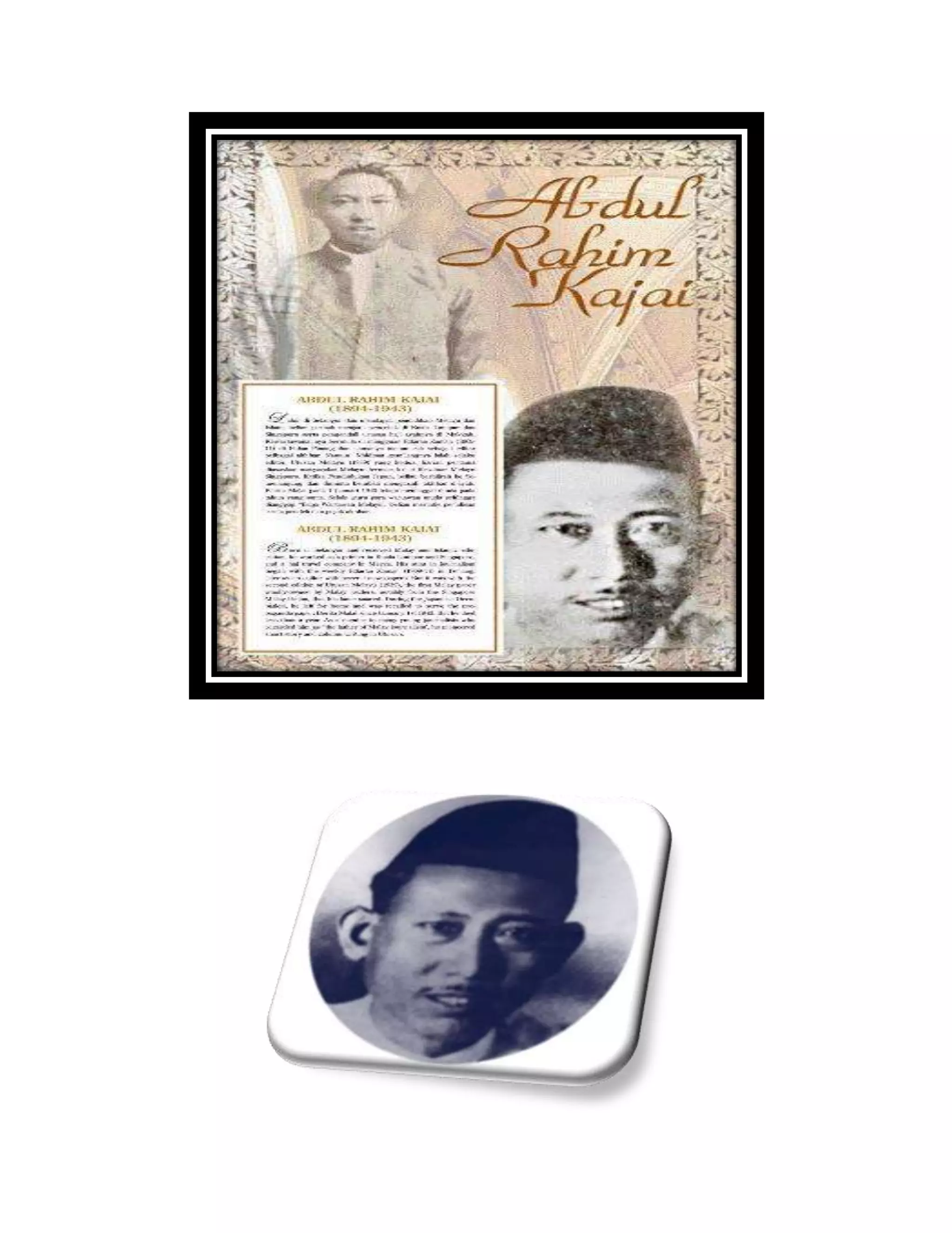 Sejarah hidup ibrahim kajai | DOCX