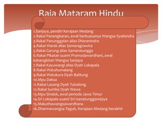 Sejarah hindu di jawa tengah | PPTX