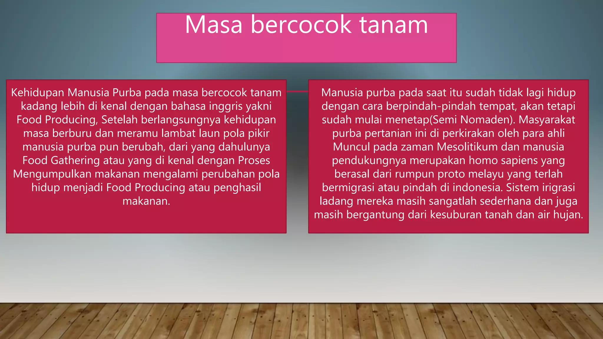 corak kehidupan masyarakat masa praaksara (revisi) | PPTX