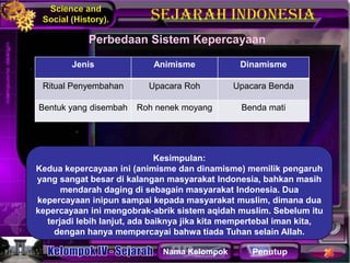 Sejarah sistem kepercayaan | PPTX