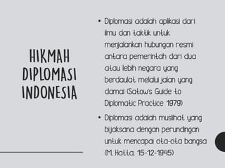 Sejarah indonesia - Diplomasi | PDF