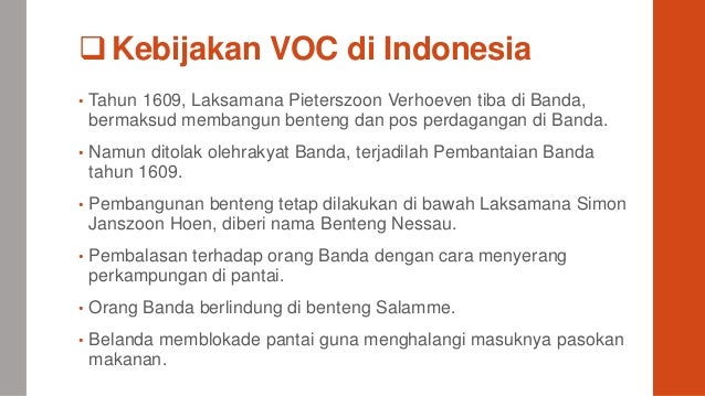 Sejarah Indonesia SMA Kelas XI - Lahirnya VOC 1602-1799