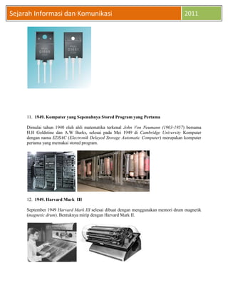 Sejarah informasi dan komunikasi new | PDF