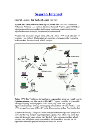Sejarah internet | DOC