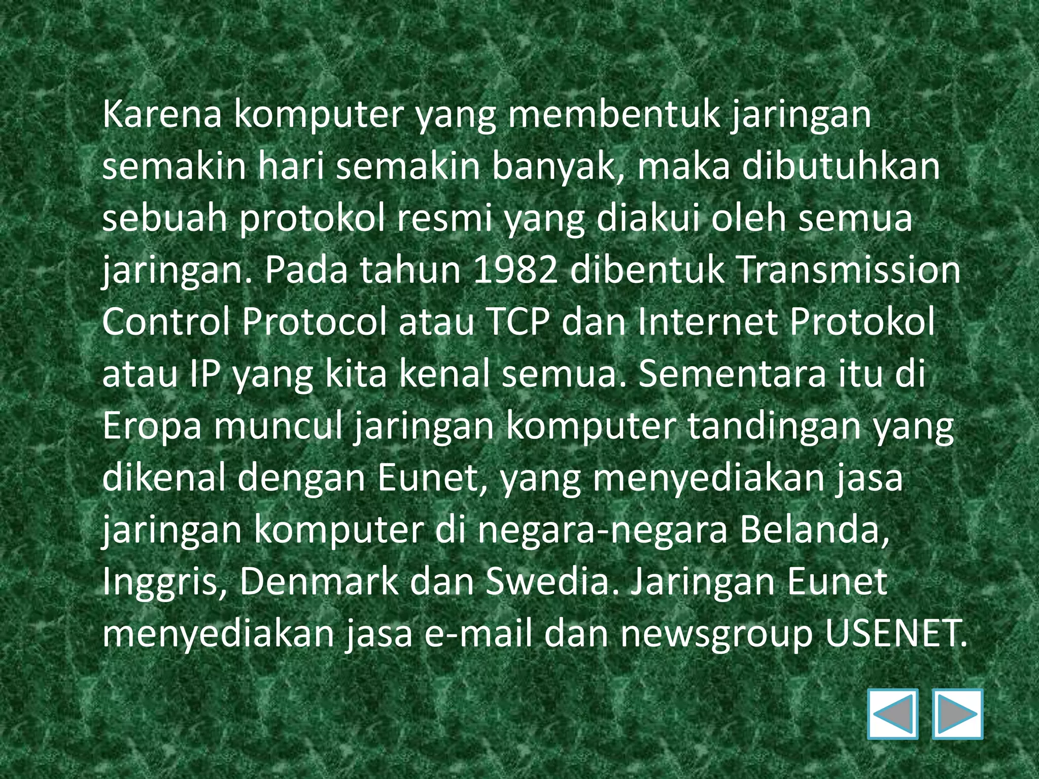 Sejarah Internet | PPTX
