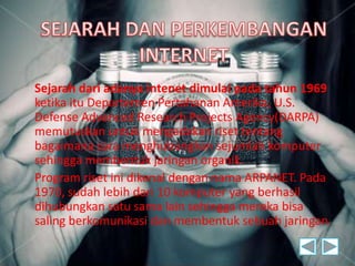Sejarah Internet | PPTX
