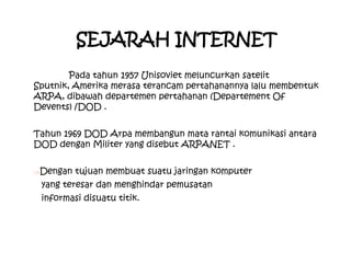 Sejarah internet | PDF