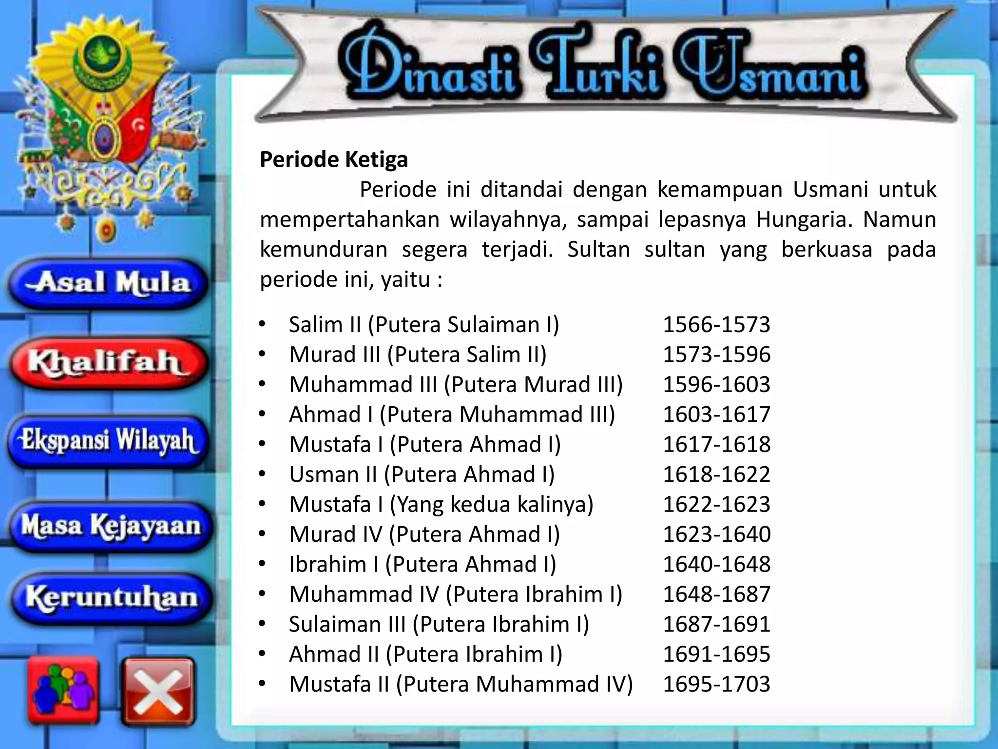 Sejarah Dinasti Turki Usmani | PPTX