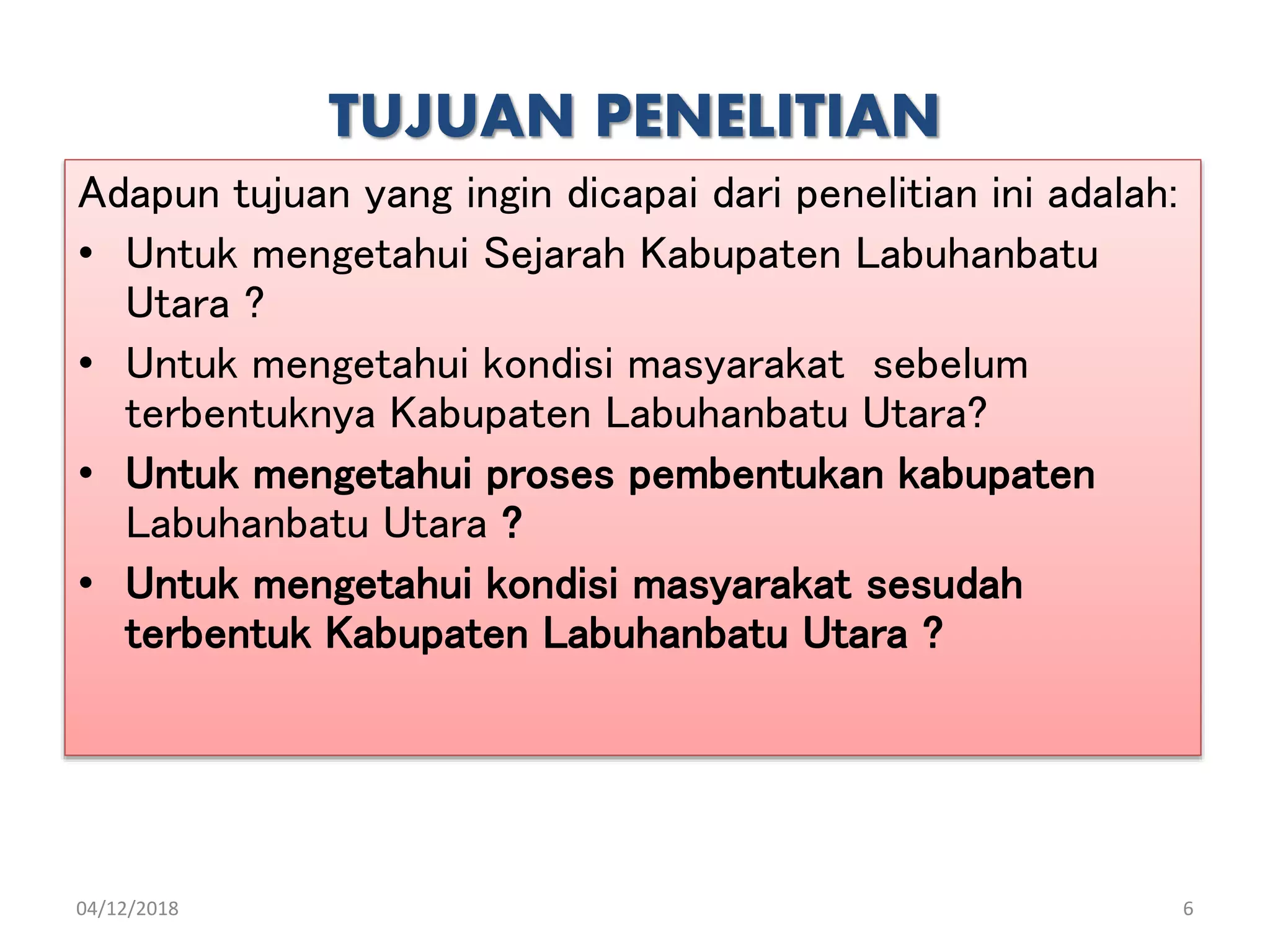 Sejarah kabupaten labuhanbatu utara | PPT