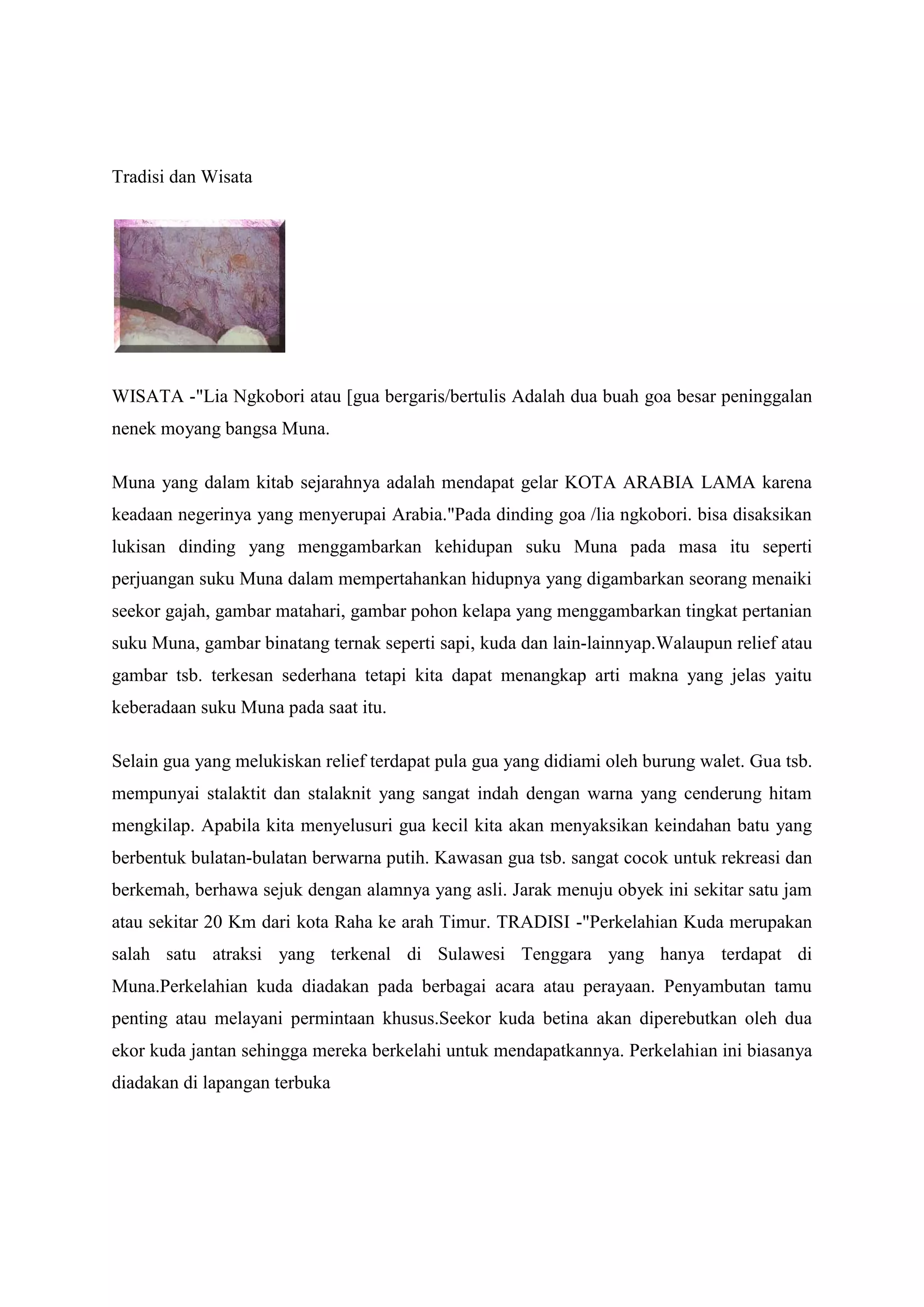 Sejarah kabupaten muna | DOCX