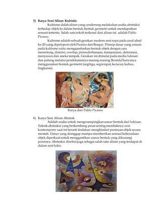 Sejarah Karya Seni Rupa | DOCX