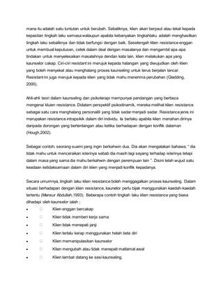 Nota Sejarah Kaunseling | DOCX