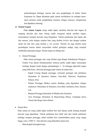 Sejarah kebudayaan indonesia | DOCX