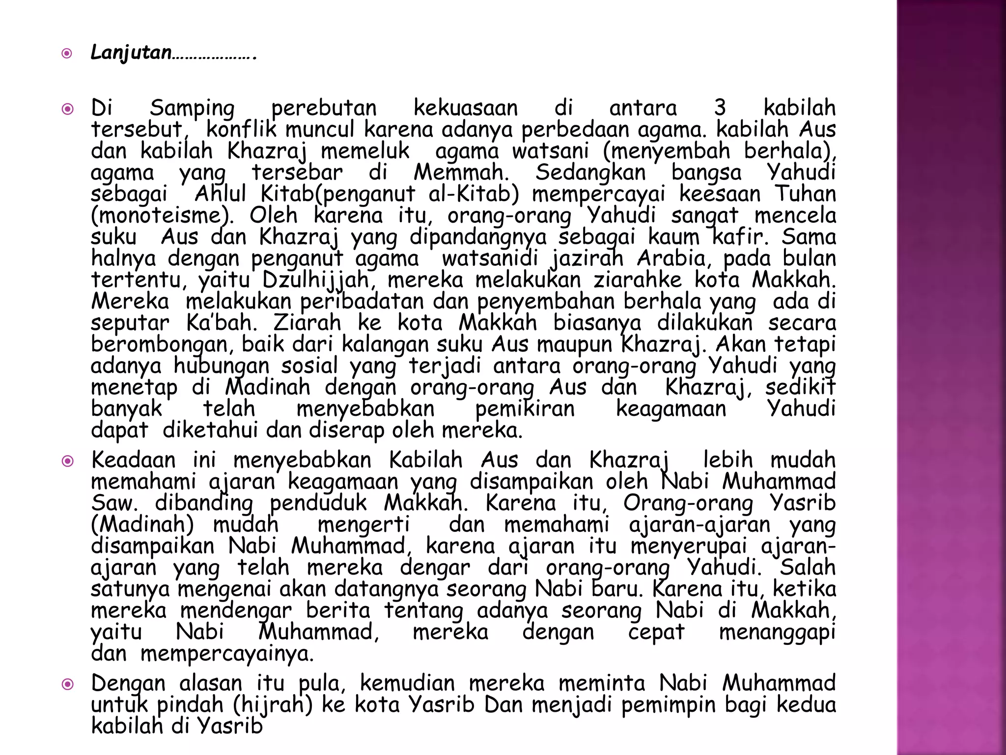 Sejarah kebudayaan islam kelas 7 bab II | PPTX