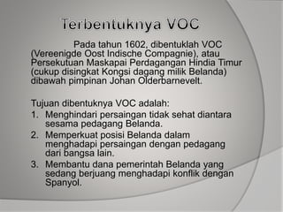 Sejarah kedatangan bangsa belanda | PPTX