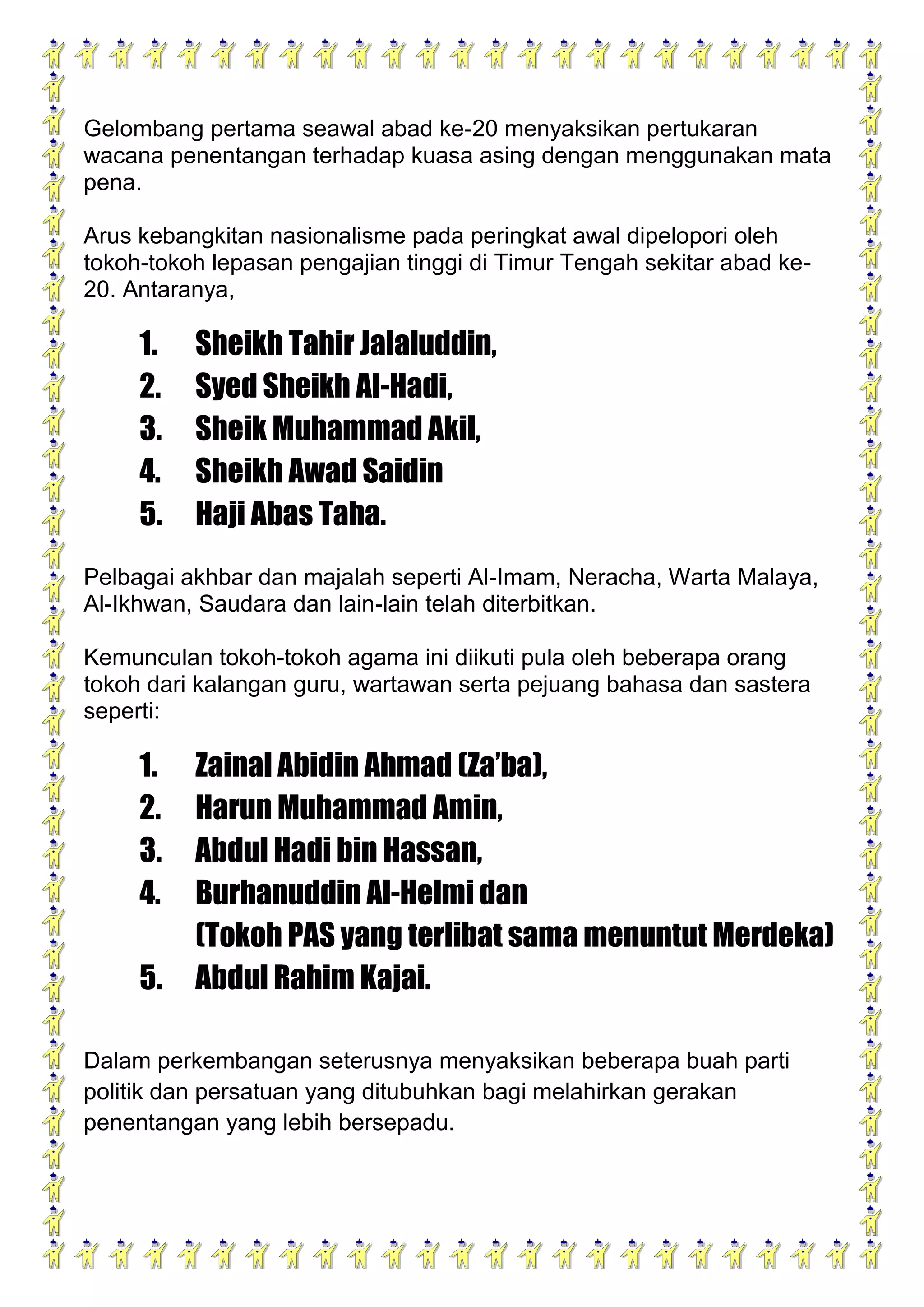 Sejarah kemerdekaan Malaysia | DOCX