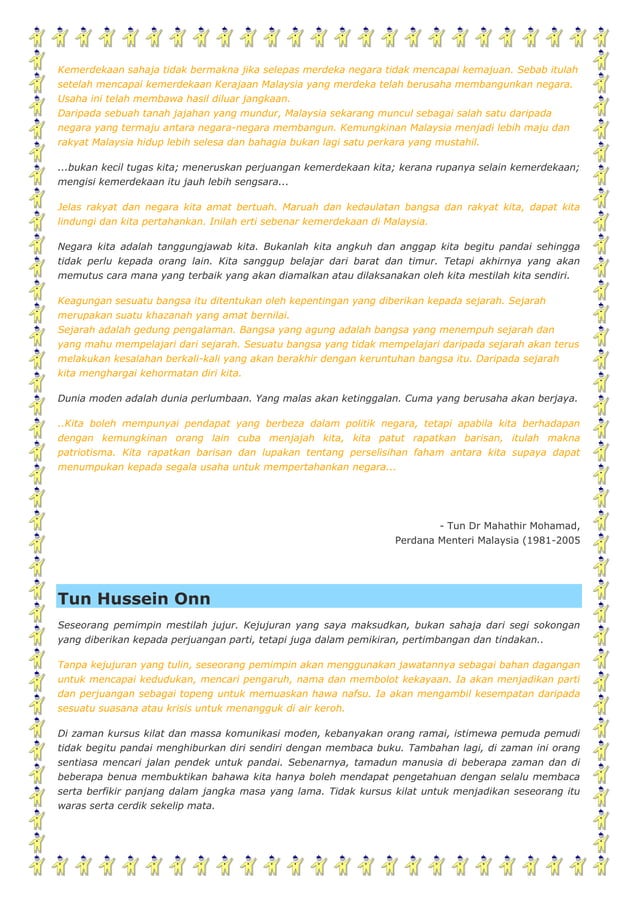 Sejarah kemerdekaan Malaysia | DOCX