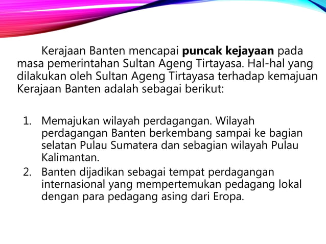 Sejarah kerajaan banten | PPTX