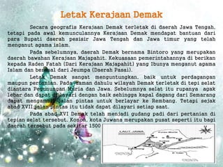 Sejarah kerajaan demak | PPTX