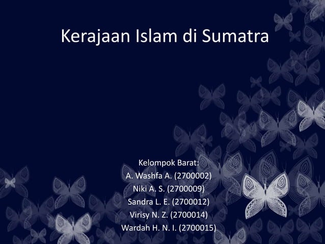 Sejarah Kerajaan Islam di Sumatra | PPTX
