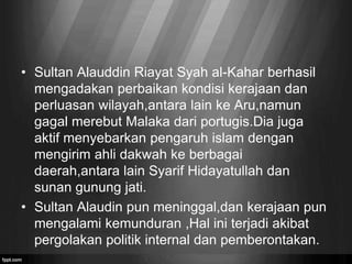 Sejarah Kerajaan Islam di Sumatra | PPTX