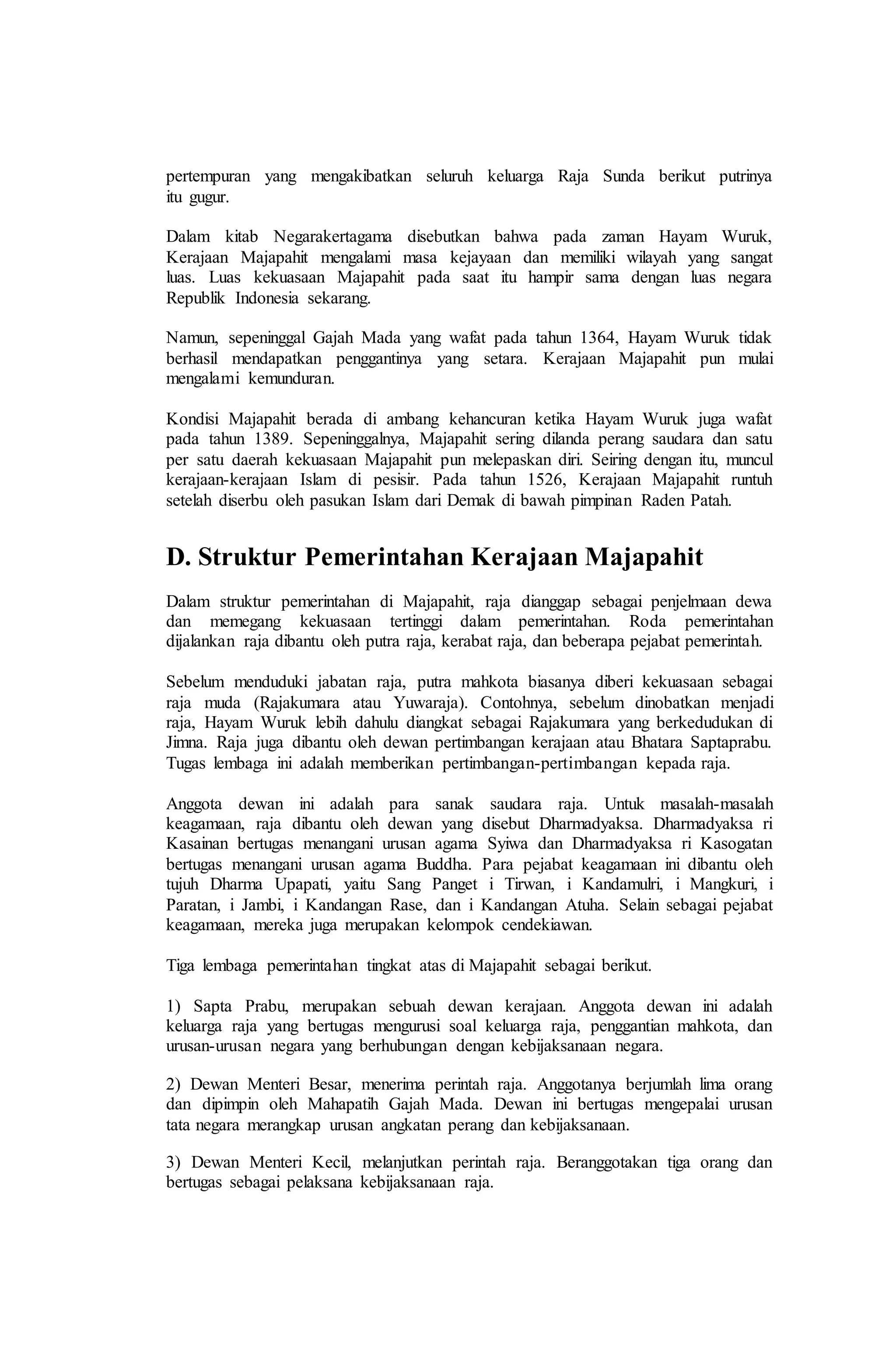 Sejarah kerajaan majapahit | PDF